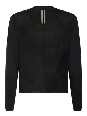 Rick Owens Cut-out Detail Sweater - Black