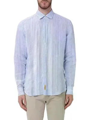 B.D.BAGGIES Striped Cotton Shirt - Blue