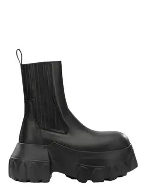 Rick Owens Platform Ankle Boots - Black