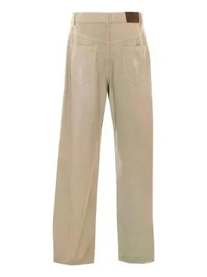 Brunello Cucinelli Velvet Trousers - Neutrals