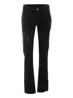AMIRI Logo-patch Waxed Jeans