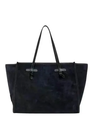 GIANNI CHIARINI Miss Marcella Suede Tote Bag - Blue
