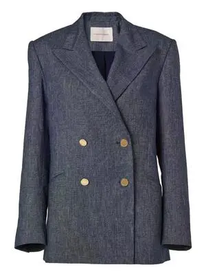 Carolina Herrera Double-breasted Blazer - Blue