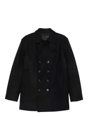 MARANT Double-breasted Coat - Black