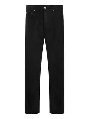 Rick Owens Straight-leg Trousers - Black