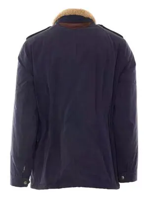 Brunello Cucinelli Shearling-collar Multi-pocket Jacket - Blue