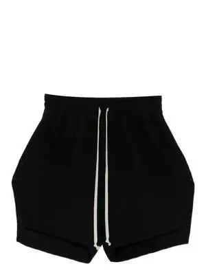 Rick Owens Boxer Shorts With Drawstring Waist - Black