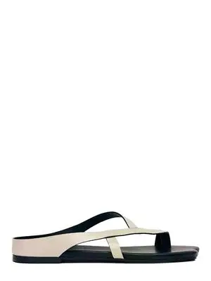 ALOHAS Dawn Asymmetric Sole Leather Sandals - Neutrals