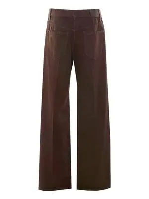 Brunello Cucinelli Loose-fit Cotton Jeans - Brown