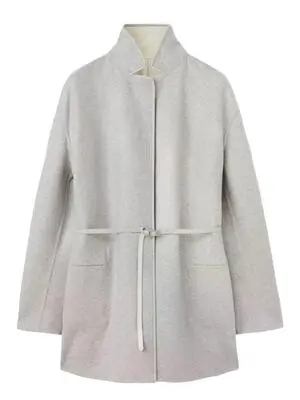 Loro Piana Jimi Belted Reversible Coat - Grey