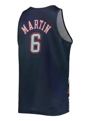Mitchell & Ness X Slam Magazine Kenyon Martin New Jersey Nets Tank Top - Blue