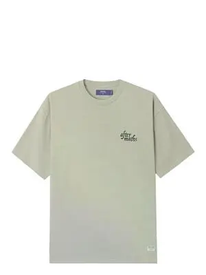 AFTERMATHS Graphic-print Cotton T-shirt - Green