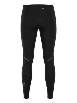 On Logo-print Panelled Leggings - Black