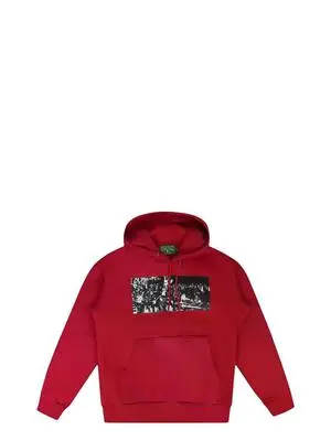 DENIM TEARS X Arthur Jafa Graphic-print Drawstring Hoodie - Red