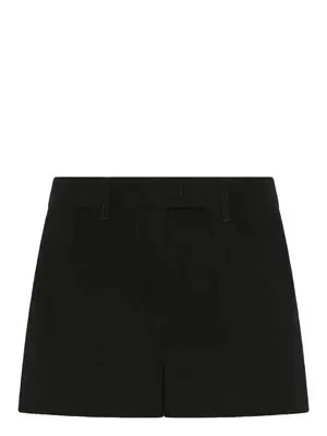 Marella Belt-loops Tailored Shorts - Black