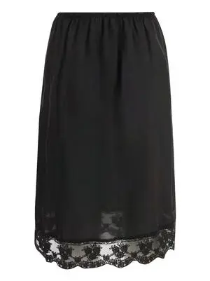 THE GARMENT Lace-trim Mini Skirt - Black