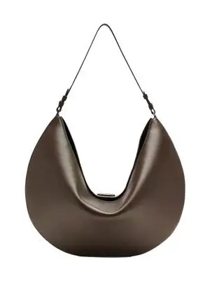 Jacquemus Large Ovalo Shoulder Bag - Brown