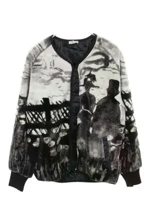 Dior X Peter Doig Fleece Jacket - Black