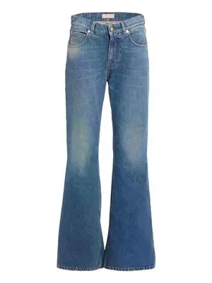 Elie Saab Flared-leg Jeans - Blue