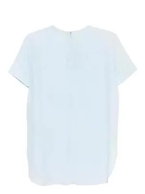 SIMONA CORSELLINI Crew-neck Blouse - Blue