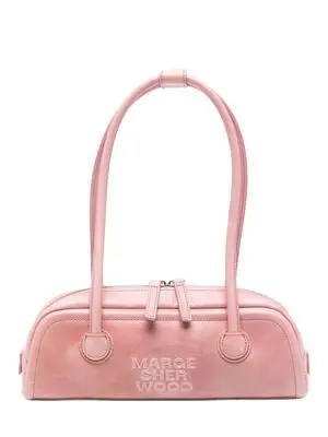 MARGESHERWOOD Soft Boston Ew Leather Tote Bag - Pink