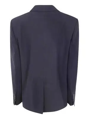 Dsquared2 Giacca In Lana Peak-lapel Single-breasted Blazer - Black