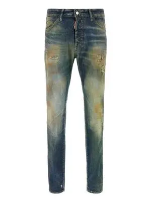 Dsquared2 Teddy Distressed Jeans - Blue