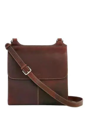 OSPREY Large Smithy Leather Crossbody Bag - Brown