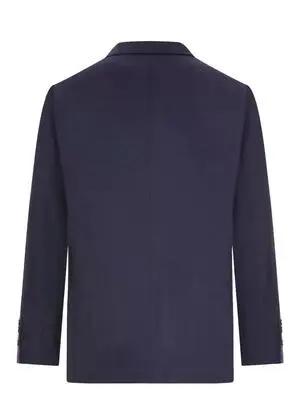 Brunello Cucinelli Single-breasted Wool Blazer - Blue