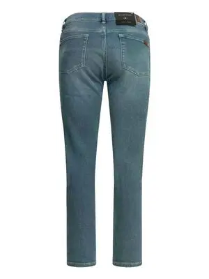 7 For All Mankind Slim Illusion Relaxed Skinny Jeans - Blue