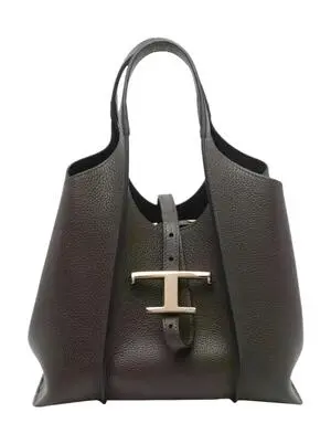 TOD'S Mini T-timeless Leather Tote Bag - Green