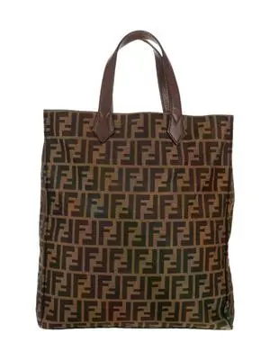 Fendi Zucca Canvas Tote Bag - Brown