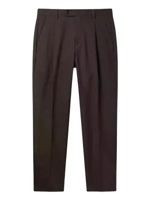BE ABLE Pleated Trousers - Brown