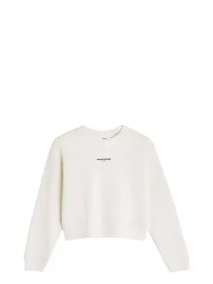 Maison Kitsuné Logo Print Sweatshirt - Neutrals