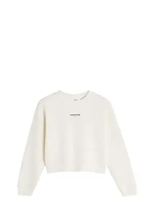 Maison Kitsuné Logo Print Sweatshirt - Neutrals