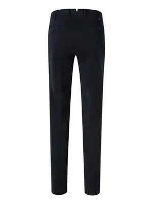 PT TORINO Logo-plaque Slim-fit Trousers - Blue