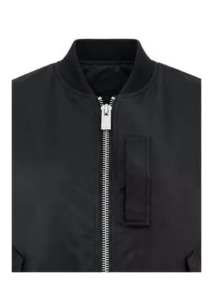 Sacai Zip-up Twill Jacket - Black