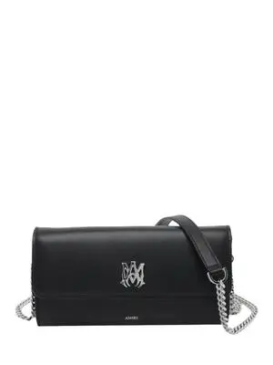 Amiri Logo Plaque Shoulder Bag - Black