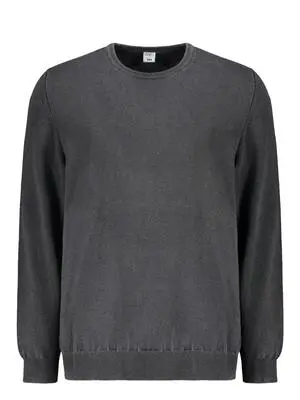 Fedeli Crew-neck Cashmere Sweater - Grey