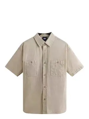 Kith Apollo Short-sleeve Cotton Shirt - Neutrals