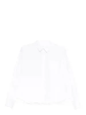 Sacai Button-up Poplin Shirt - White