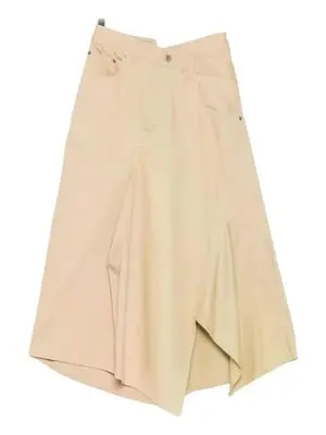 Loewe Asymmetric Skirt - Neutrals