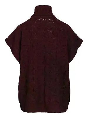 Etro Roll-neck Cable-knit Sweater - Red