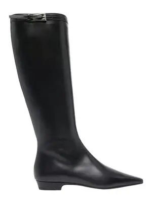 Roberto Festa Square-toe Buckled Boots - Black