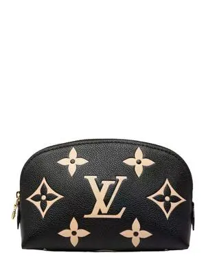 LOUIS VUITTON Louis Vuitton Monogram Empreinte Giant Cosmetic Pouch Black