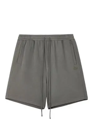 AFTERMATHS Logo-motif Drawstring Shorts - Green