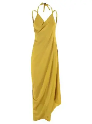 STEPHAN JANSON Stephan Janson Satin Wrap Dress