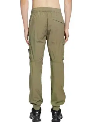Stone Island Logo-patch Cargo Pants - Green