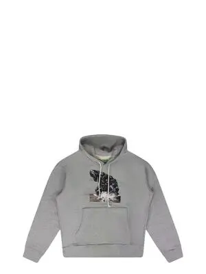 DENIM TEARS Graphic Print Hoodie - Grey