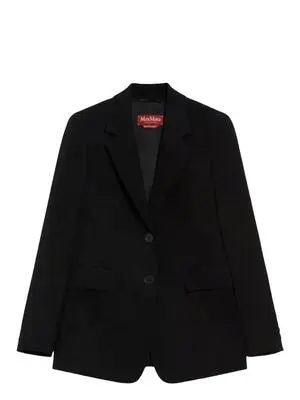 Max Mara Cady Single-breasted Blazer - Black